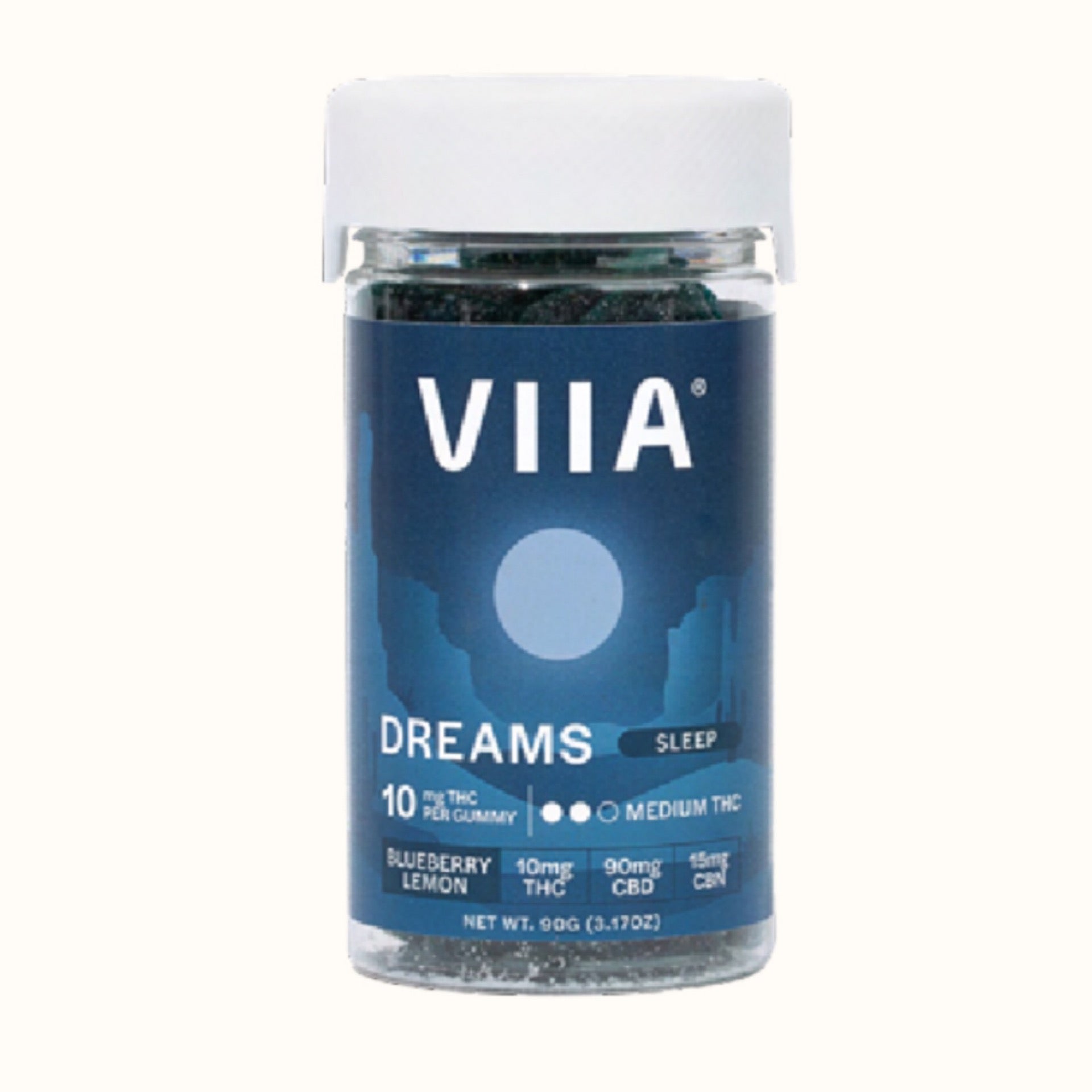 VIIA DREAMS 10mg Delta 9 + CBN Sleep Gummies – Verdant CBD for Mind & Body